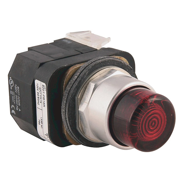 800T-PBH16R - 30mm Extended Pushbutton; Red; 1NO|1NC