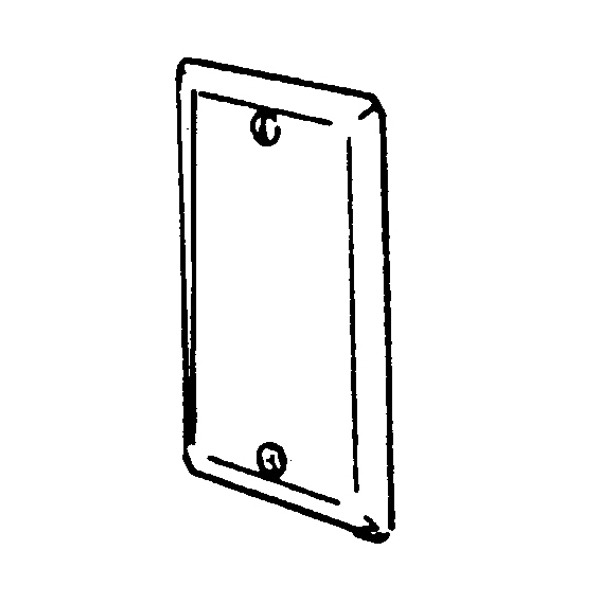 2540 - Handy Box - Cover; 4 H x 2-1/8 W In.; Blank