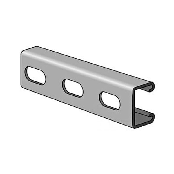 PS 200 EH 10 Strut Channel W Holes Half Slotted St PS 200 EH 10 Strut Channel W Holes Half Slotted St