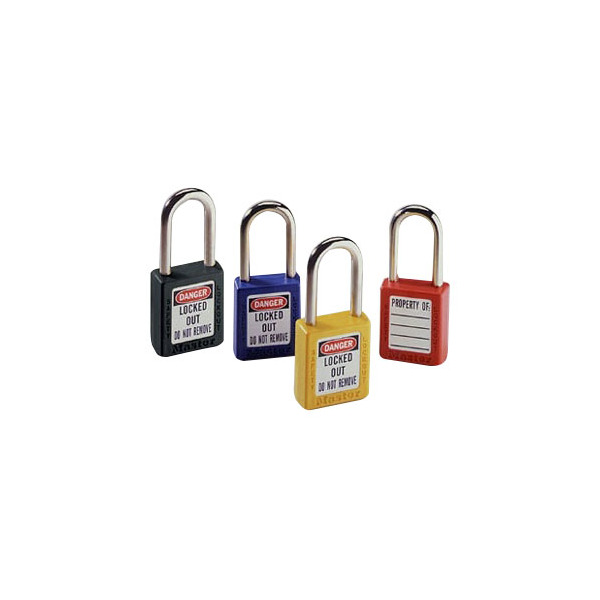 44-916 - Padlock; Red; 1-1/2 In.