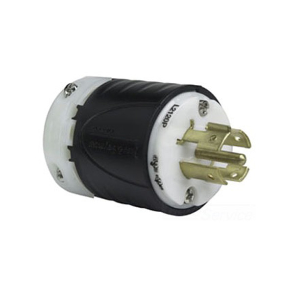 L2120-P - 20 A Locking Plug; Locking; 120/208 VAC; IP20|NEMA