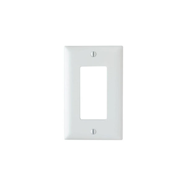 TP26-W - Decora Wallplate - 1 Gang; Nylon; White; GFCI; Stan