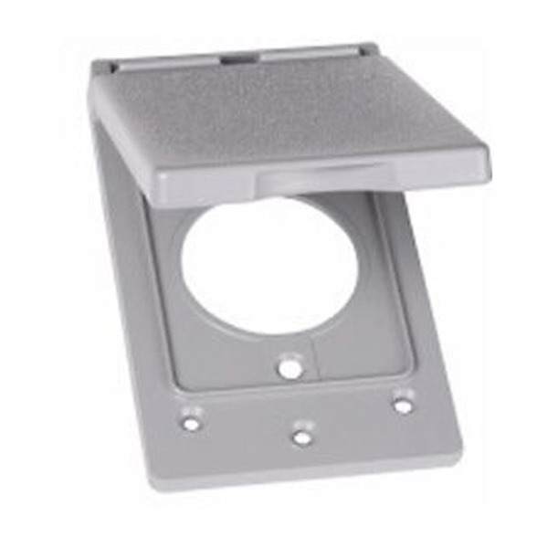 TP7214 - Weatherproof - Cover; 1-Gang; Vertical Mount; Zinc