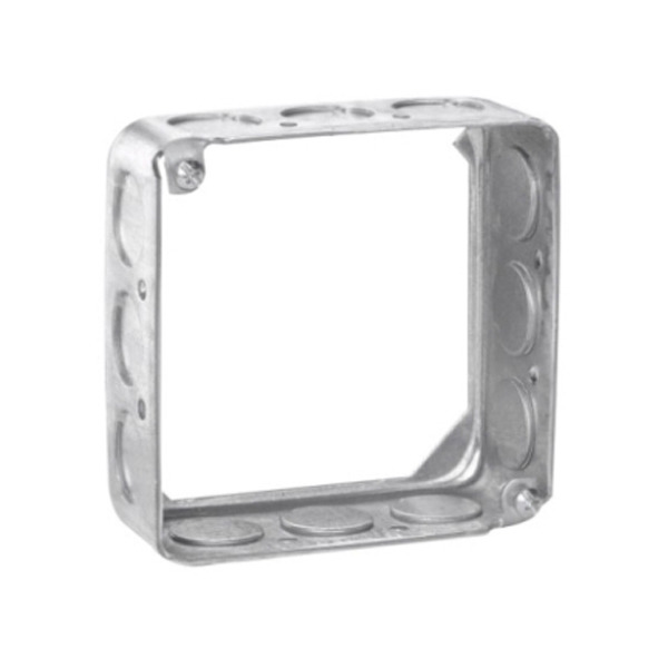 TP424 - 4" Square Extension Ring; Raised 1-1/2 In.; Steel;