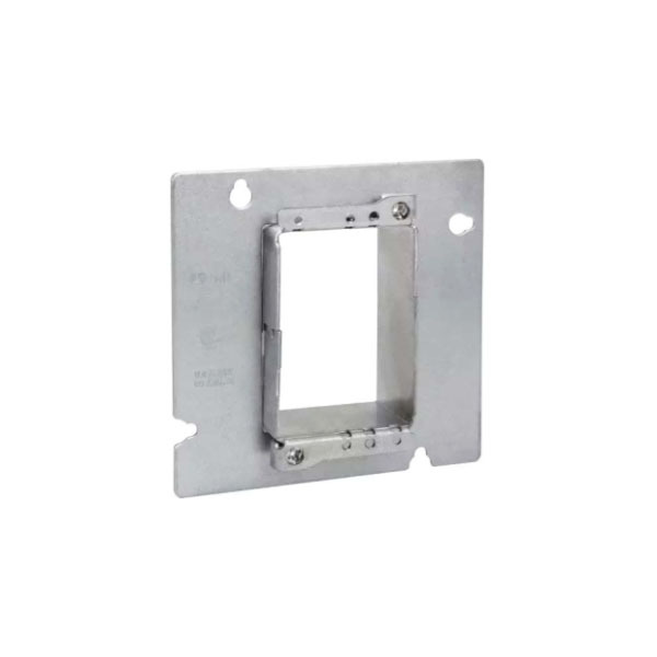 8485C - 4-11/16" Square Cover - Mud Ring; Raised 5/8 In.; 1-