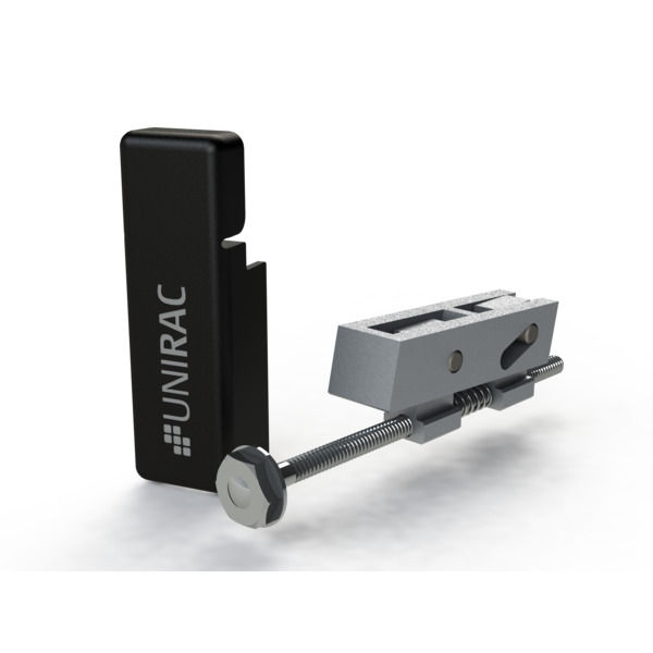 302035M - Unirac SolarMount Pro End Clamp, Universal, Mill,